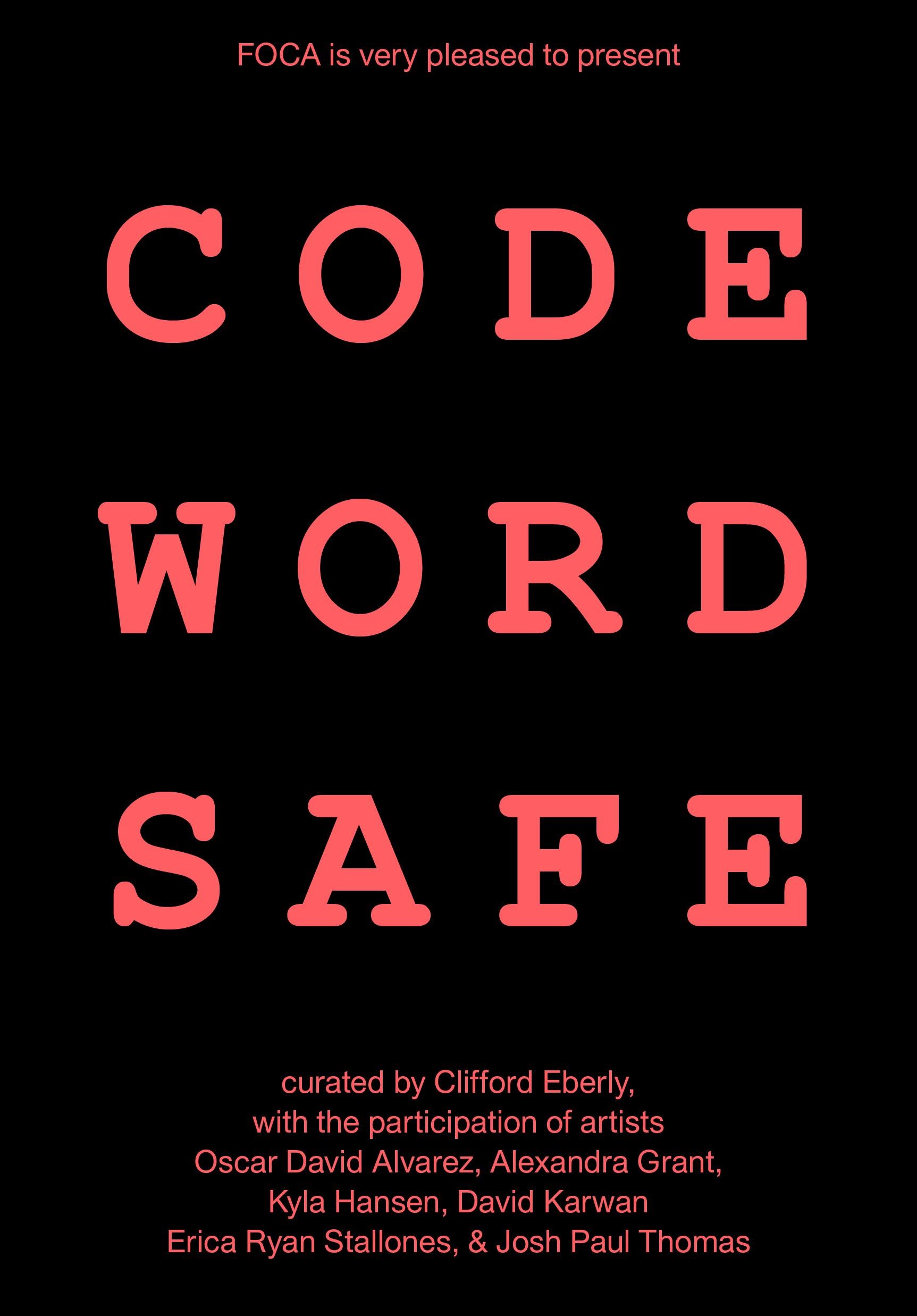 CODE WORD SAFE: Opening Reception - Fellows of Contemporary Art